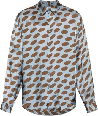 Dries Van Noten Homme, Chemises, Gris, Taille: XL Casual Chemises
