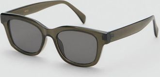 Mango Lunettes de soleil monture plastique vert - Femme - Taille unique - MANGO