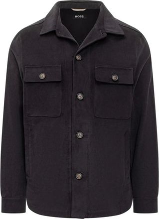 HUGO BOSS Homme, Vestes, Bleu, Taille: 2XL Overshirt