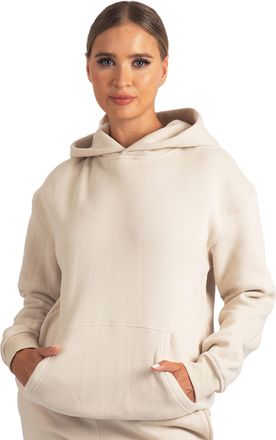 Carlheim Womens Hoodie Harper Branded, Beige, X-Small