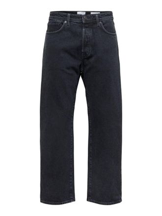 Selected Selected Homme White Mens Black Denim Jeans