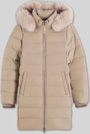 Tommy Hilfiger Steppmantel mit Teddyfell-Kapuze Modell TYRA
