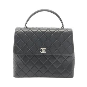 Chanel Pre-owned Matelasse Lammleder Handtasche - - Pre-owned - Damen - Schwarzk - ONE SIZE