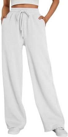 Generic Pantalon de jogging pour femme - Jambe droite avec poches - Pantalon de jogging pour femme - Pantalon sarouel avec poches - Jambe fusel&eacute;e - Pantalon d