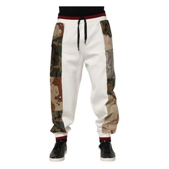 Dolce & Gabbana Patchwork Jogger Pants - - Trousers - Herren - Mehrfarbig - L