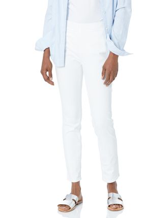 NYDJ Damen Skinny Überziehen, Knöchelhoch, Schlankmachende und Schmeichelhafte Passform Jeans, Optic White, 50