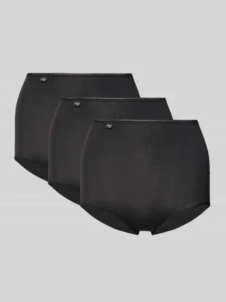 sloggi Slip mit Label-Detail und elastischem Bund im 3er-Pack