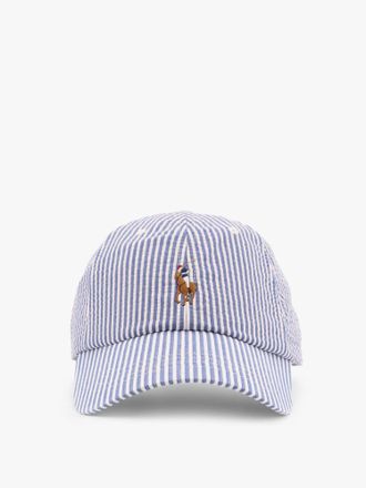 Ralph Lauren Striped cotton blend baseball hat - POLO RALPH LAUREN - gender_Man