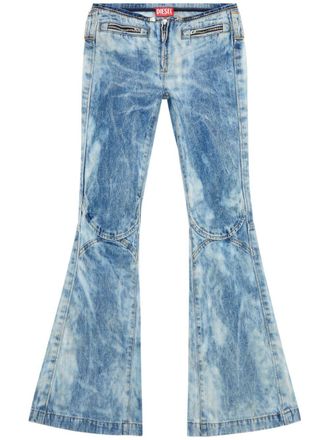 Diesel Jeans mit Reißverschlussdetail - Blau