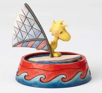 Enesco Peanuts by Jim Shore Woodstock Windsurfing in Hundenapf
