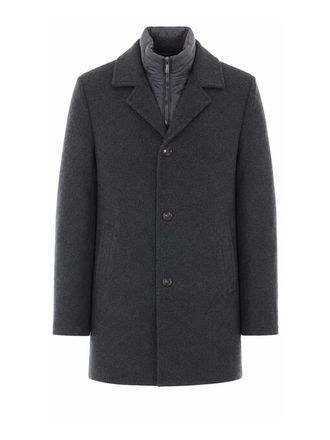 Moorer Manteau Rembourr&eacute; - Gris