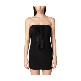 Twentyfourhaitch Bandeau-Minikleid - - Dresses - Damen - Schwarzk - 2XL