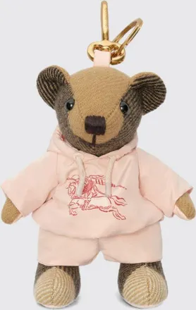 Burberry Thomas Bear Schl&uuml;sselanh&auml;nger aus reinem Kaschmir mit graviertem EKD-Logo