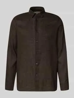 Drykorn Slim Fit Freizeithemd aus Leinen-Baumwoll-Mix Modell RAMIS