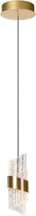 Lucide KLIGANDE - Pendelleuchten - Ø 13 cm - LED - 1x9W 2700K - Mattes Gold/Messing
