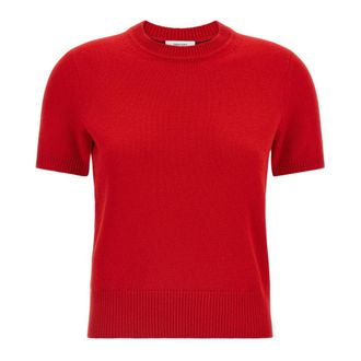 Ferragamo Gancini T-Shirt - - Knitwear - Damen - Rot - XS