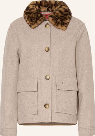 Frieda & Freddies Frieda & Freddies Jacke Amal Mit Abnehmbarem Kunstfell-Kragen beige