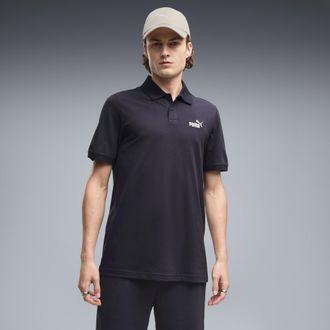 Puma Essentials No. 1 Logo Pique-Poloshirt Herren, Kleidung, Blau, XXL