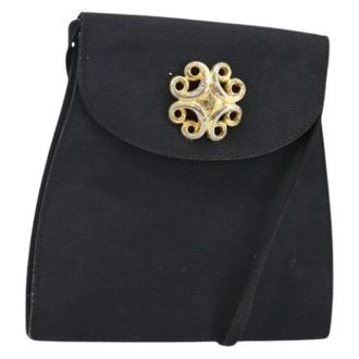Saint Laurent Pre-owned Canvas Umh&auml;ngetasche - - Pre-owned - Damen - Schwarzk - ONE SIZE