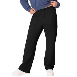 Hanes Womens Middle Rise Sweatpant, Ebony, Small