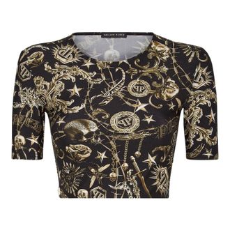 Philipp Plein Scorpion Top - - Blouses & Shirts - Damen - Mehrfarbig - L