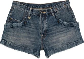 R13 denim shorts - Blau