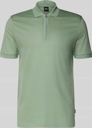 HUGO BOSS Regular Fit Poloshirt aus Baumwoll-Lyocell-Mix Modell H-PARAS 70