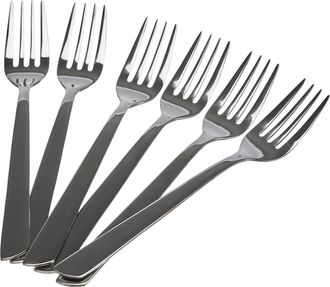 Arcos Torten-Gabeln Edelstahl 18/10 Set 6-teilig Monoblock 140 mm Ideal f&uuml;r Desserts und Feiern Serie Toscana