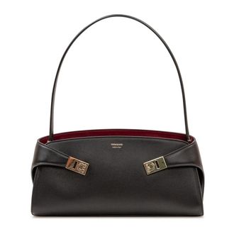Ferragamo Hug East-West Bag - - Bags - Damen - Schwarzk - ONE SIZE