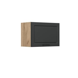 Vicco H&auml;ngeschrank R-Line, h&auml;ngender K&uuml;chenschrank, Anthrazit Landhaus, 60 cm Flach