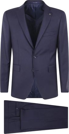 Tagliatore Einknopf Sakko - - Suits - Herren - Blau - XL
