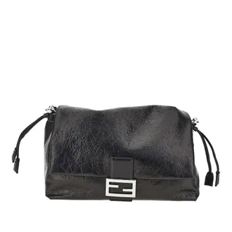 Fendi Large leather Baguette Soft bag Woman One Size