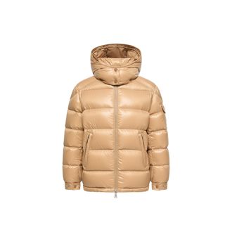 Moncler Moncler Maire Hooded Short Down Jacket, Women, Beige, Size: 00