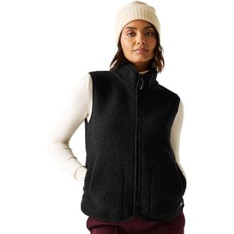 Regatta WMS BW Frankie Borg Gilet sans Manches en Polaire pour Femme, Noir, 44