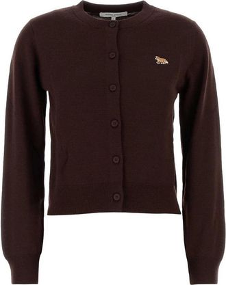 Maison Kitsun&eacute; Cardigan - Braun