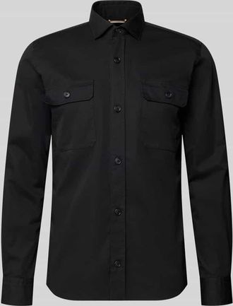 HUGO BOSS Regular Fit Overshirt aus Baumwoll-Lyocell-Mix Modell H-ROB-SP-2P-263