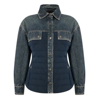 Moorer Moderne Jeansjacke - - Jackets - Damen - Blau - XS
