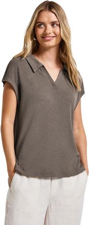 Street One Damen Strick-Look Poloshirt