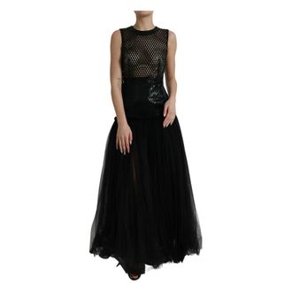 Dolce & Gabbana Maxi Kleider - - Dresses - Damen - Schwarzk - 2XS