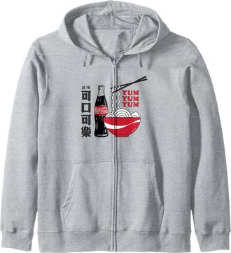 Coca Cola Ware with Ramen Yum Yum Kanji Food Kapuzenjacke