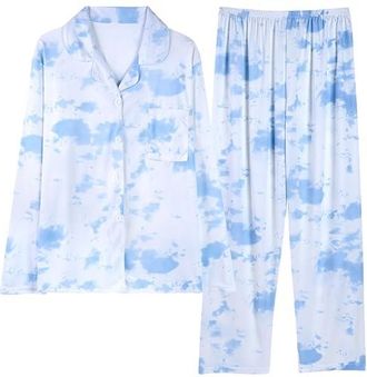 Generic Ensemble de surv&ecirc;tement pour femme - Pour le printemps et lhiver - Pantalon &agrave; manches longues - Tenue de d&eacute;tente - Tenue de sport pour femme, bleu, XX