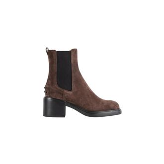 Tod's Braune Wildleder Stiefeletten - - Shoes - Damen - Braun - 37 EU