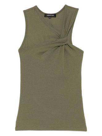 Barbara Bui d&eacute;bardeur asym&eacute;trique &agrave; d&eacute;tail drap&eacute; - Vert