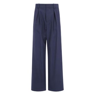 Maison Margiela Wide Leg Hosen - - Trousers - Damen - Blau - L