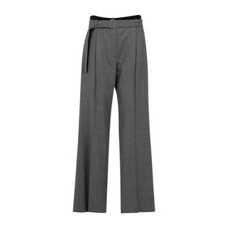 Msgm Msgm, Femme, Pantalons, Gris, Taille: 38 FR Wide Pantalons