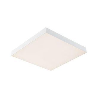 Paulmann 79904 LED Panel Velora Rainbow eckig incl. 1x13,2 W dimmbar dynamicRGBW Farbsteuerung Wei&szlig; Metall Deckenleuchte 3000 K
