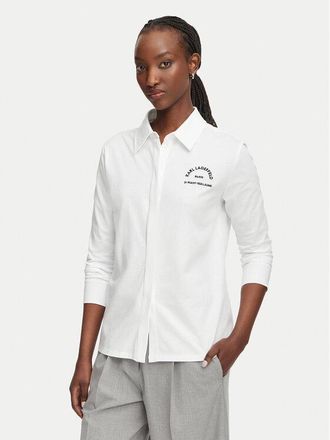 Karl Lagerfeld Hemd B3W11025 Wei&szlig; Regular Fit