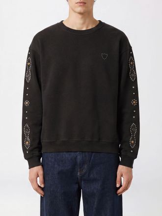 HTC Relaxed-Fit Baumwoll-Sweatshirt mit Nieten und Stickerei von