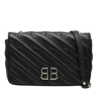 Balenciaga Pre-owned Leder Crossbody Bag - - Pre-owned - Damen - Schwarzk - ONE SIZE