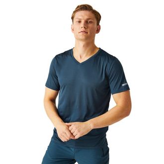 Regatta Herren Fingal V-Neck T-Shirt, Moonlt Denim, XXL